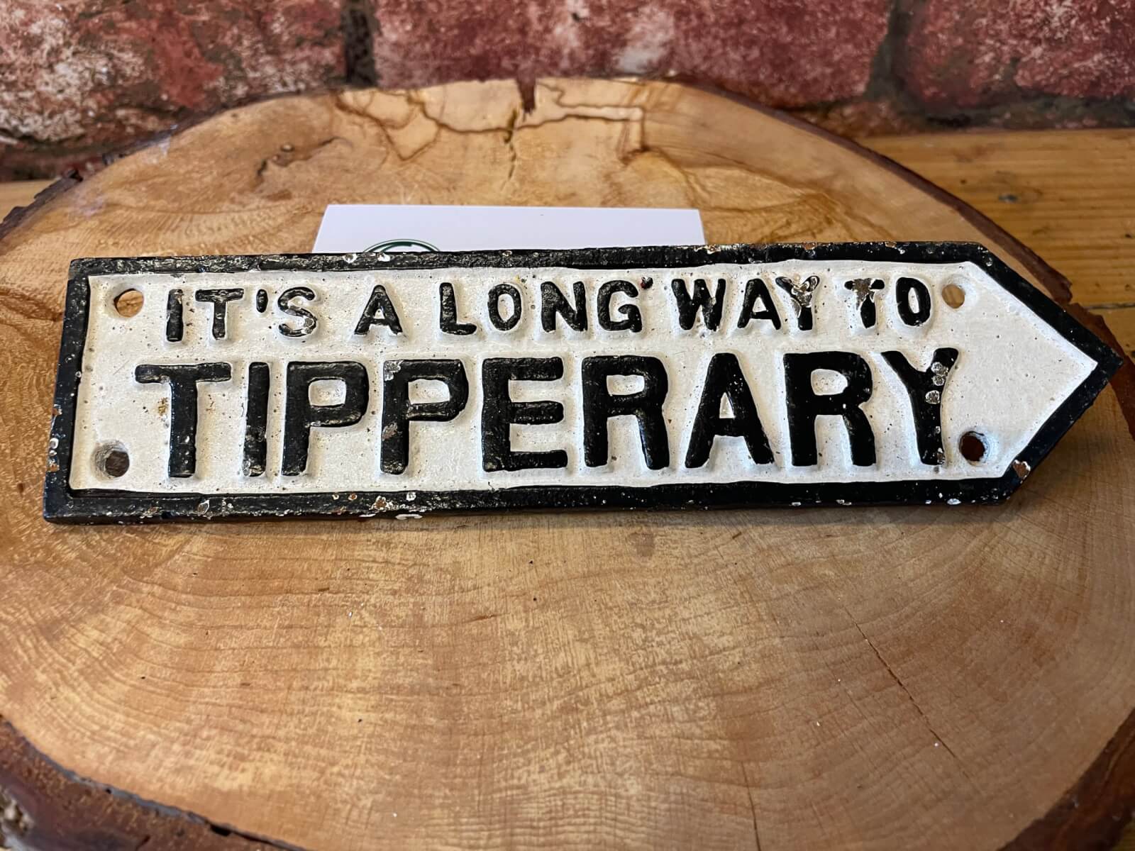 Tipperary Mini Road Sign - [Old Irish] » Danann Crafts